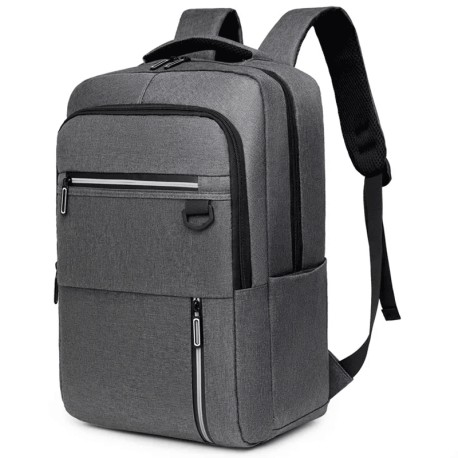 Sac à dos PC Portable 16.1″ Gris – Élégant & pratique | Tunisie